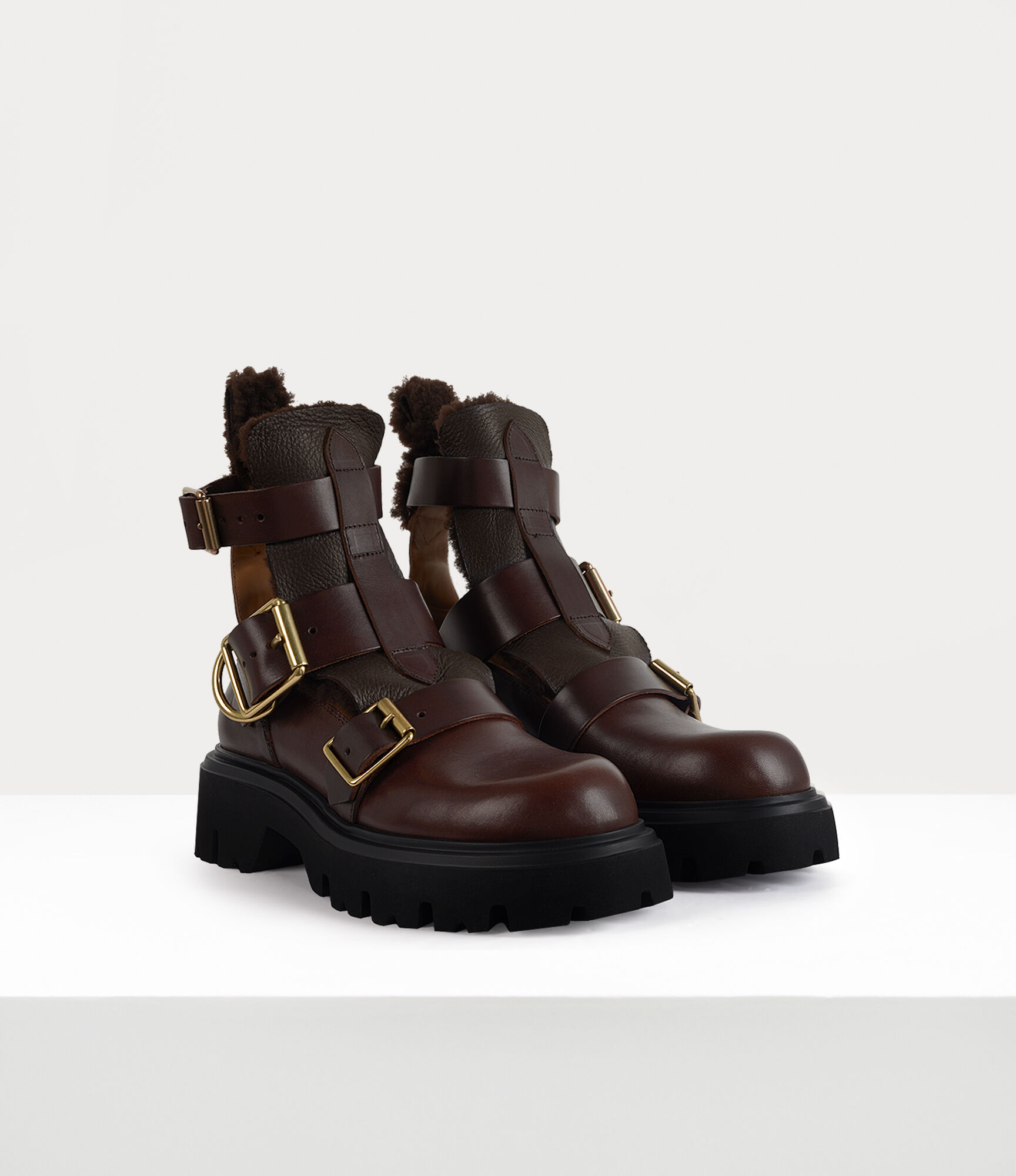 Rome Commando Boots in BROWN | Vivienne Westwood®
