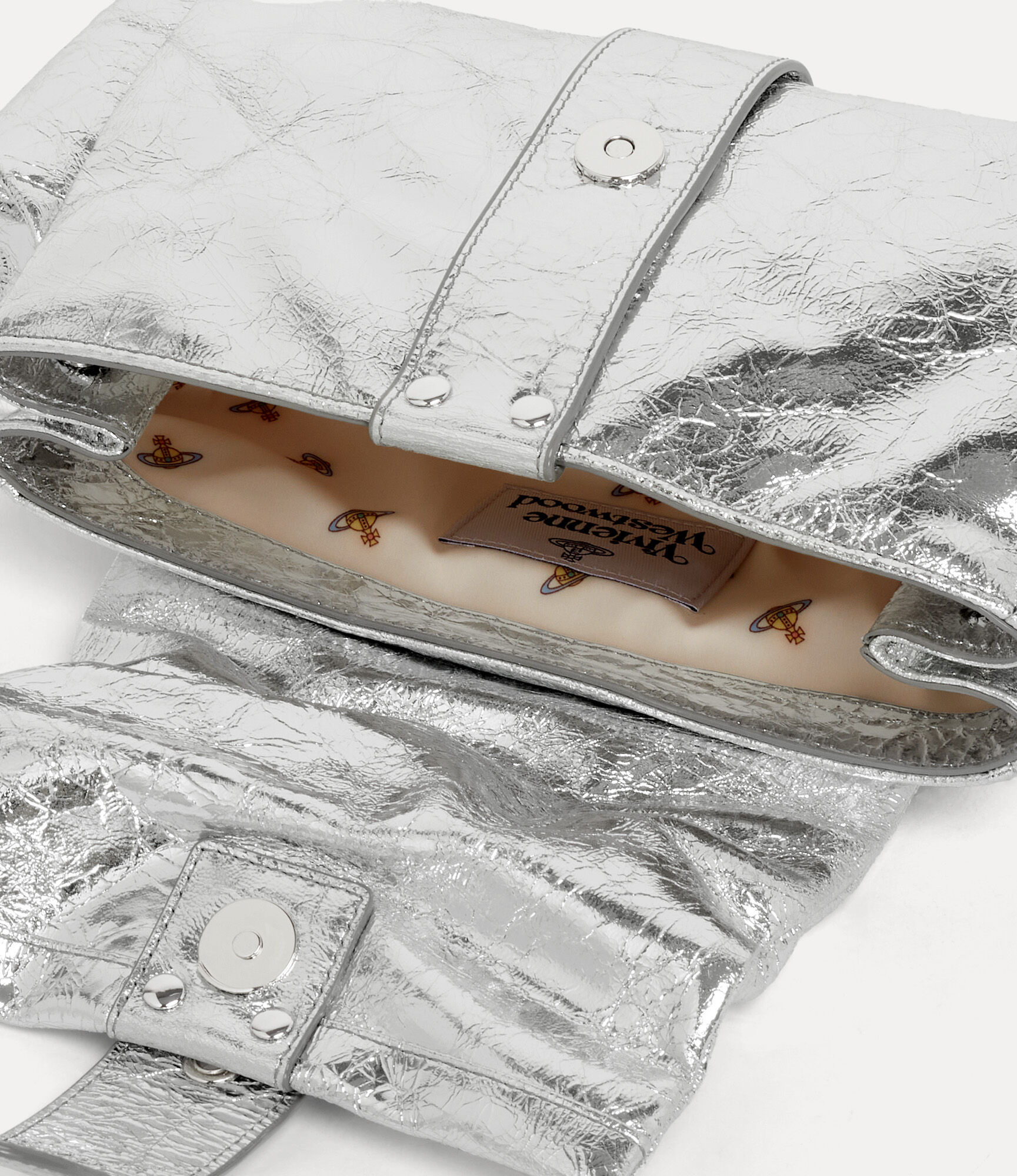 Hazel Frame Shoulder Bag in SILVER | Vivienne Westwood®