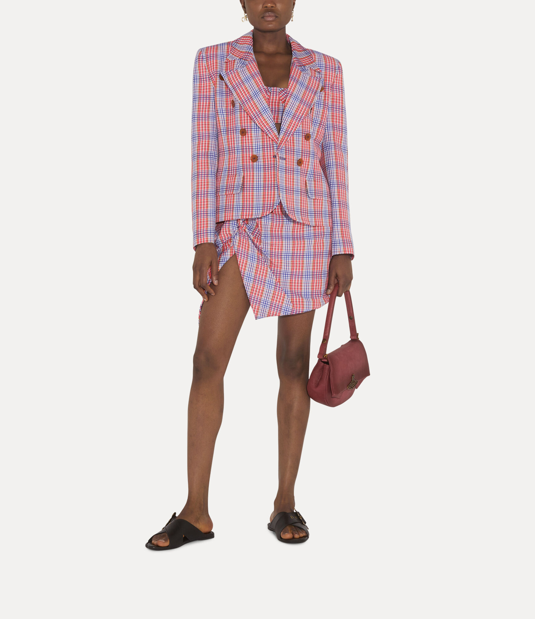 Stewart Jacket in RED-BLUE | Vivienne Westwood®