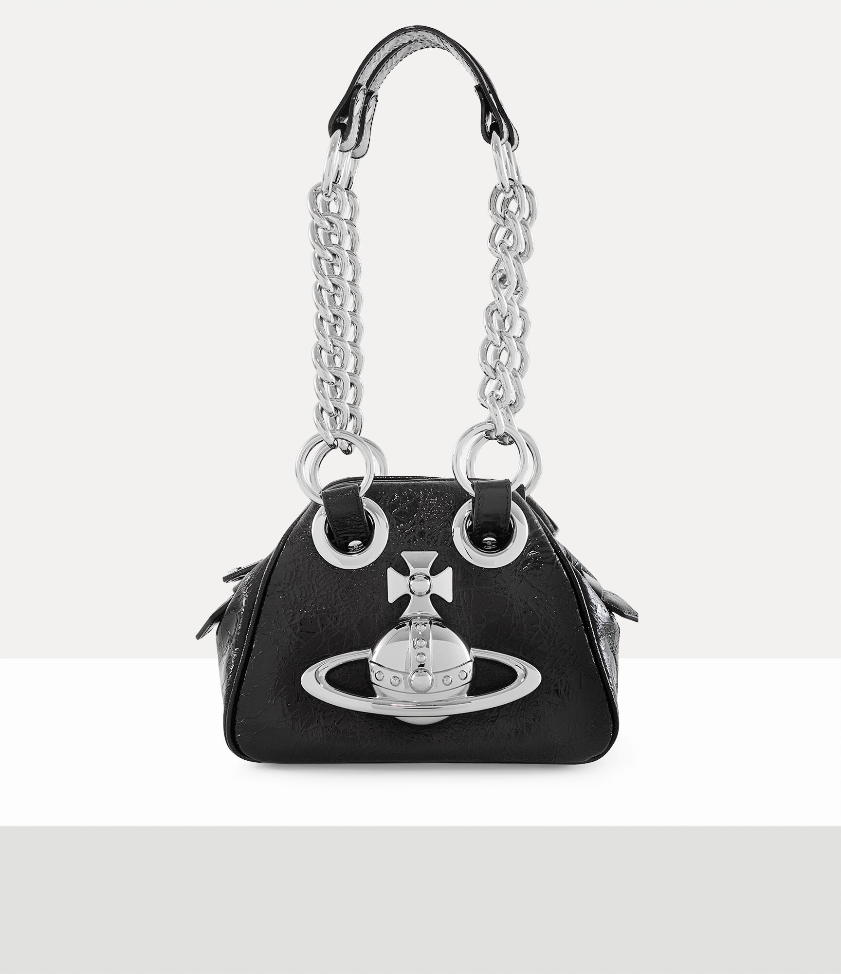 Archive Orb Chain Handbag in BLACK | Vivienne Westwood®