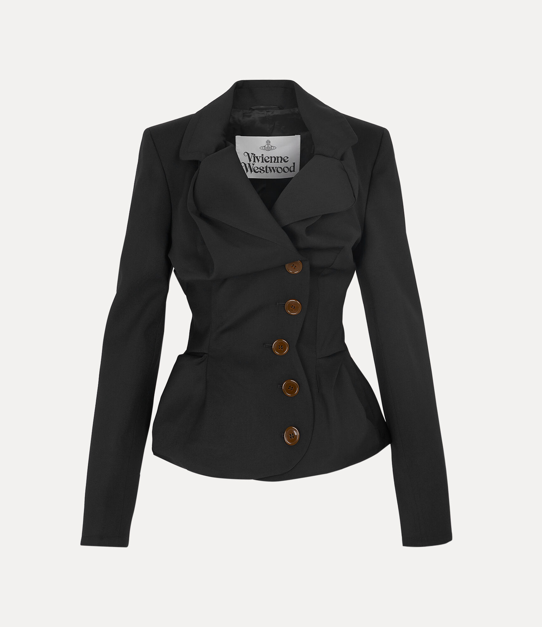 Drunken Tailored Jacket in BLACK | Vivienne Westwood®