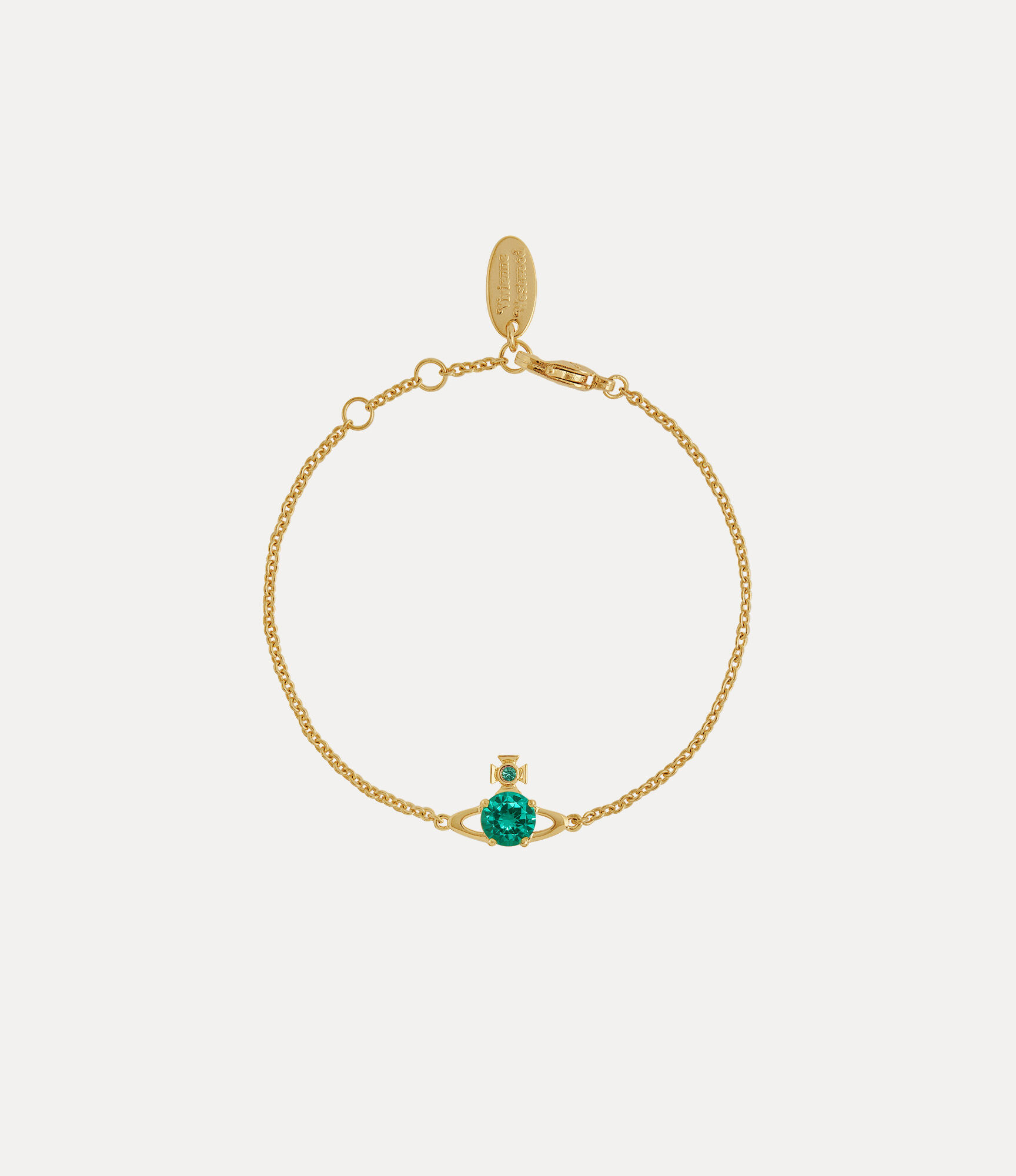 Reina Small Bracelet en DORÉ-ZC-TURQUOISE | Vivienne Westwood®