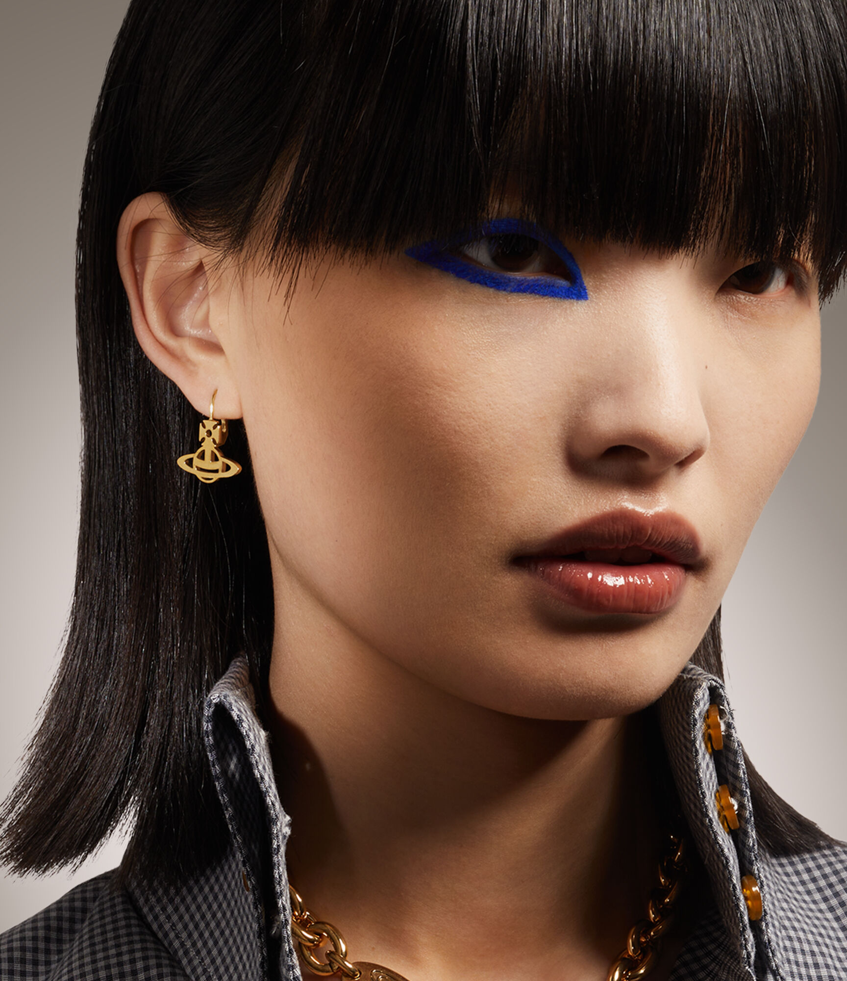 Lucy Drop Earrings in GOLD- | Vivienne Westwood®