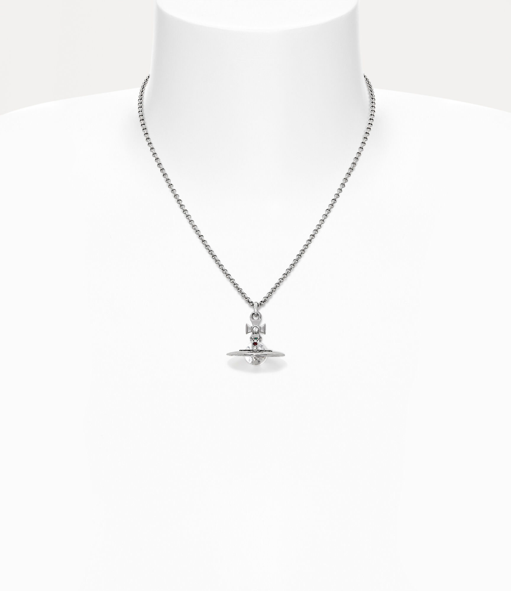 New Tiny Orb Pendant in platinum | Vivienne Westwood®