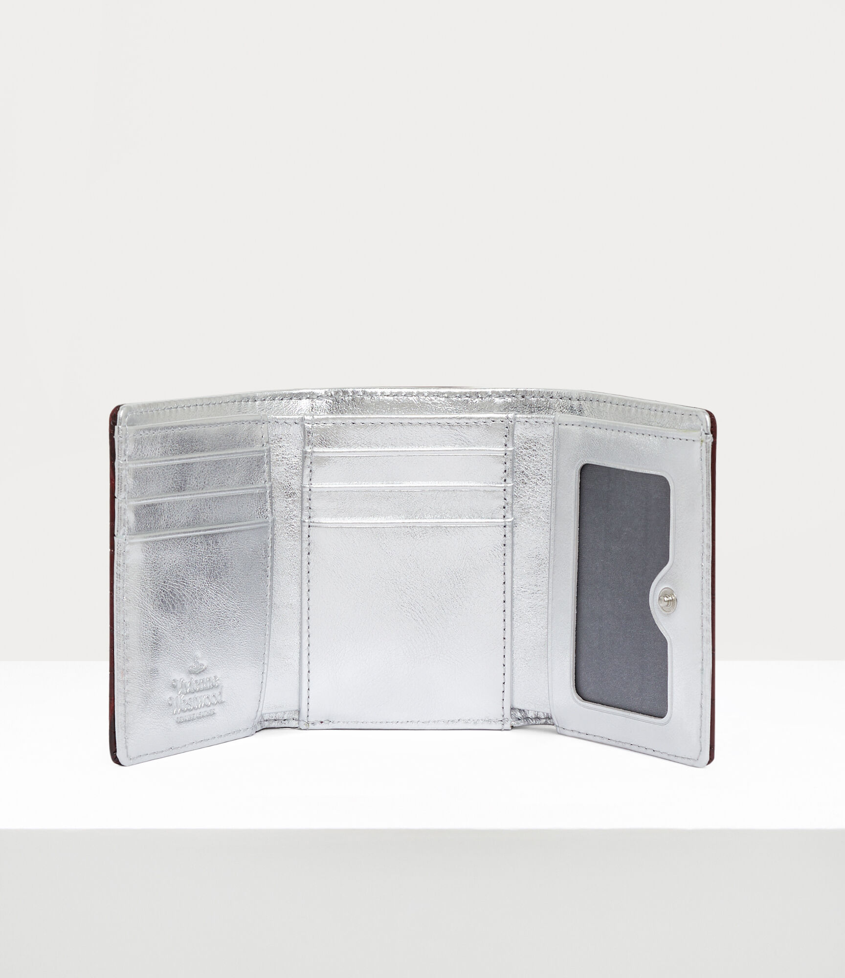 Small Frame Wallet in burgundy | Vivienne Westwood®