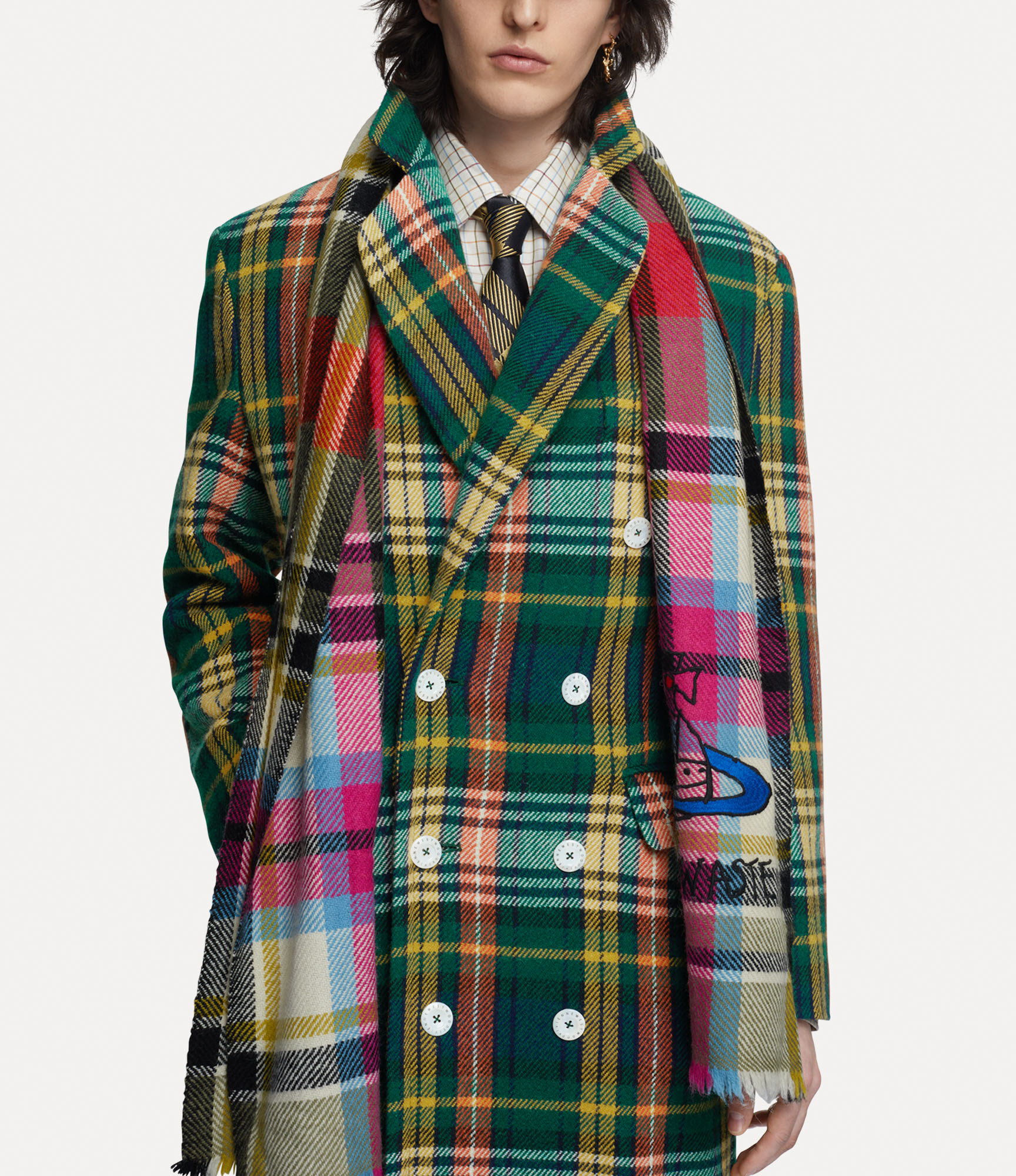 Man Long Wreck Coat in MULTI | Vivienne Westwood®