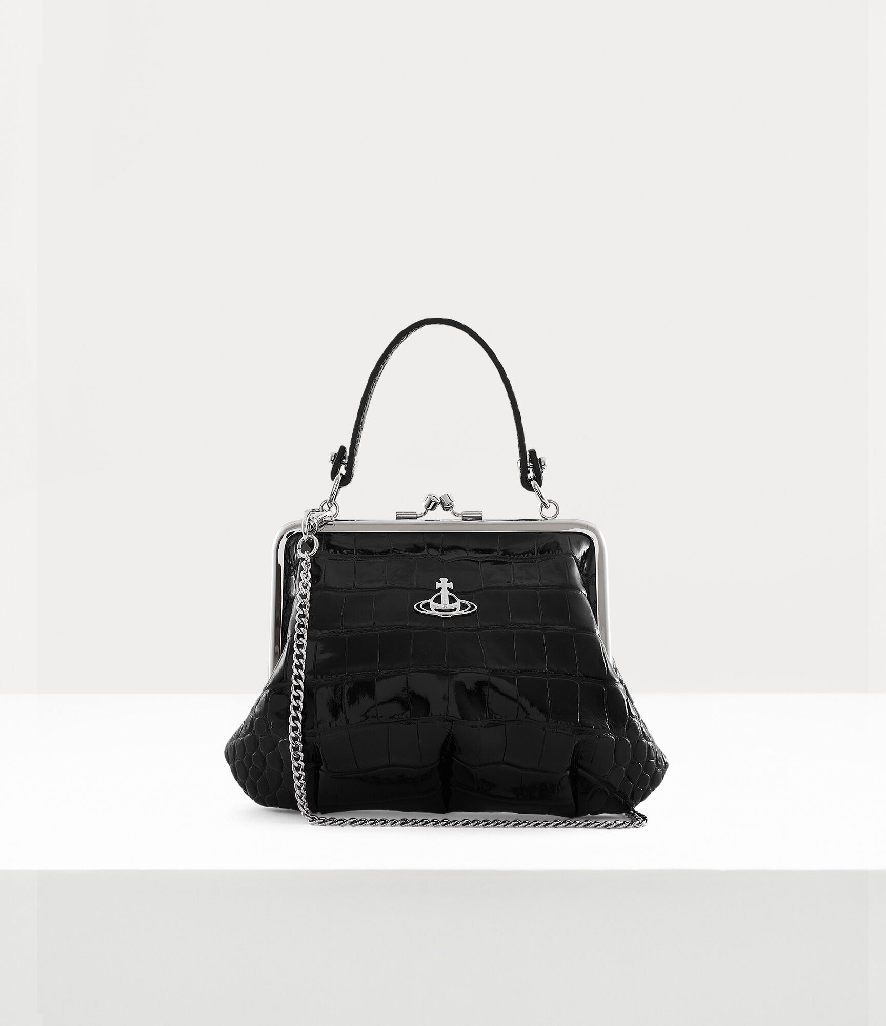 Granny Frame Purse in BLACK | Vivienne Westwood®