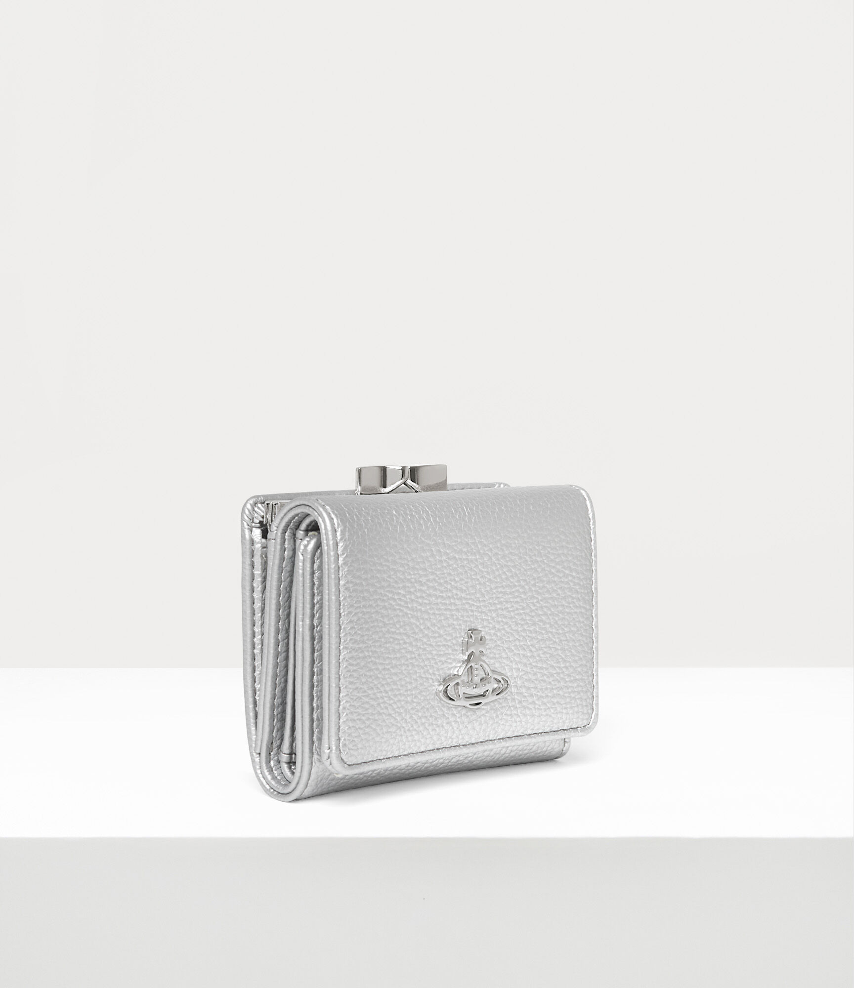 Small Frame Wallet in SILVER | Vivienne Westwood®