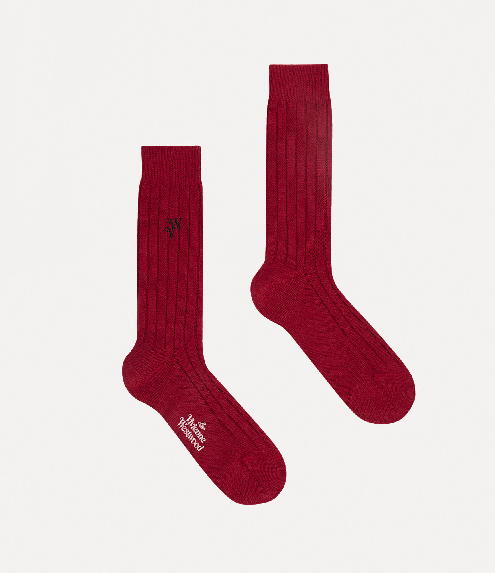 Cashmere Sock in RED | Vivienne Westwood®