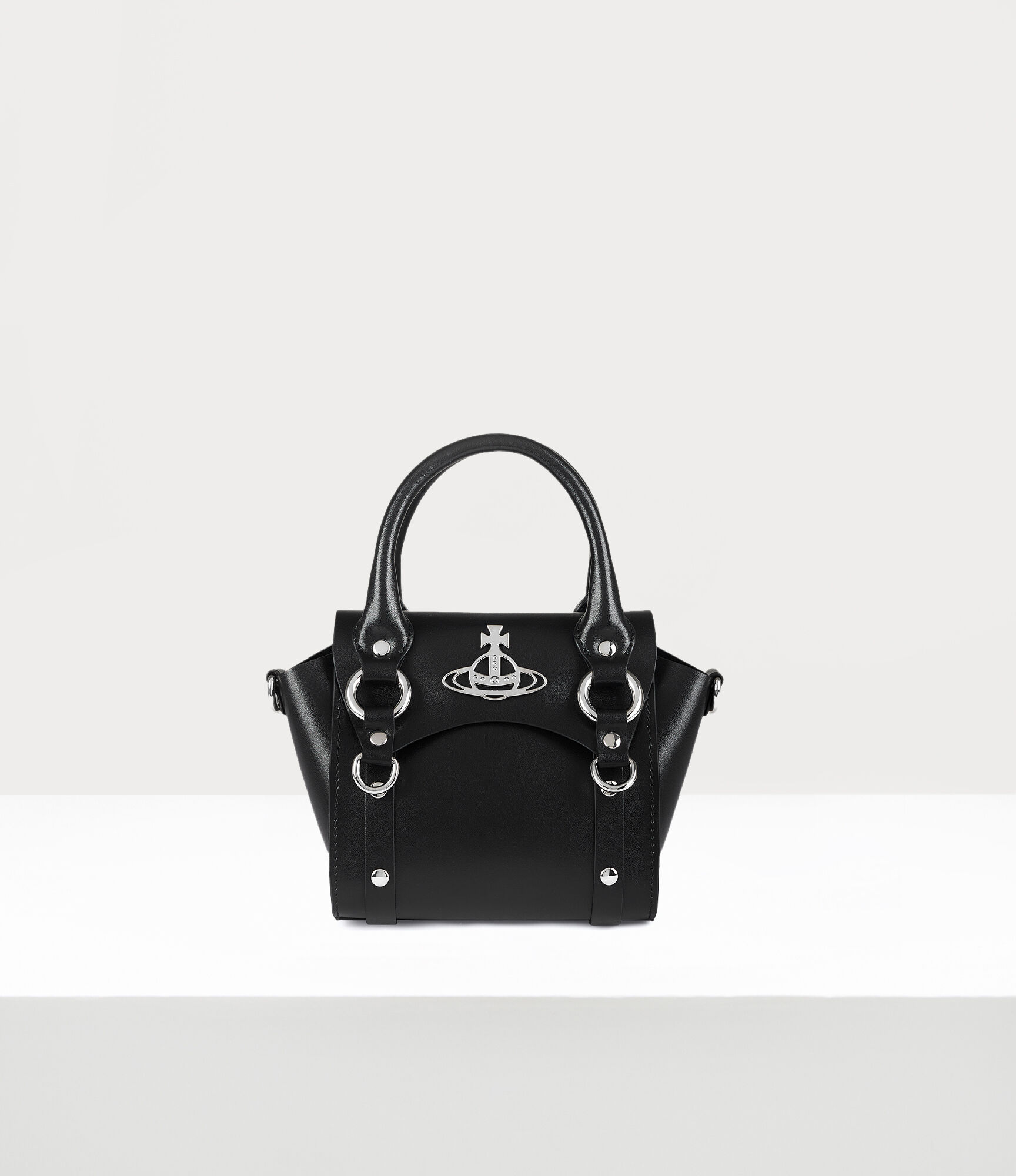 Betty Mini Handbag With Chain in BLACK | Vivienne Westwood®