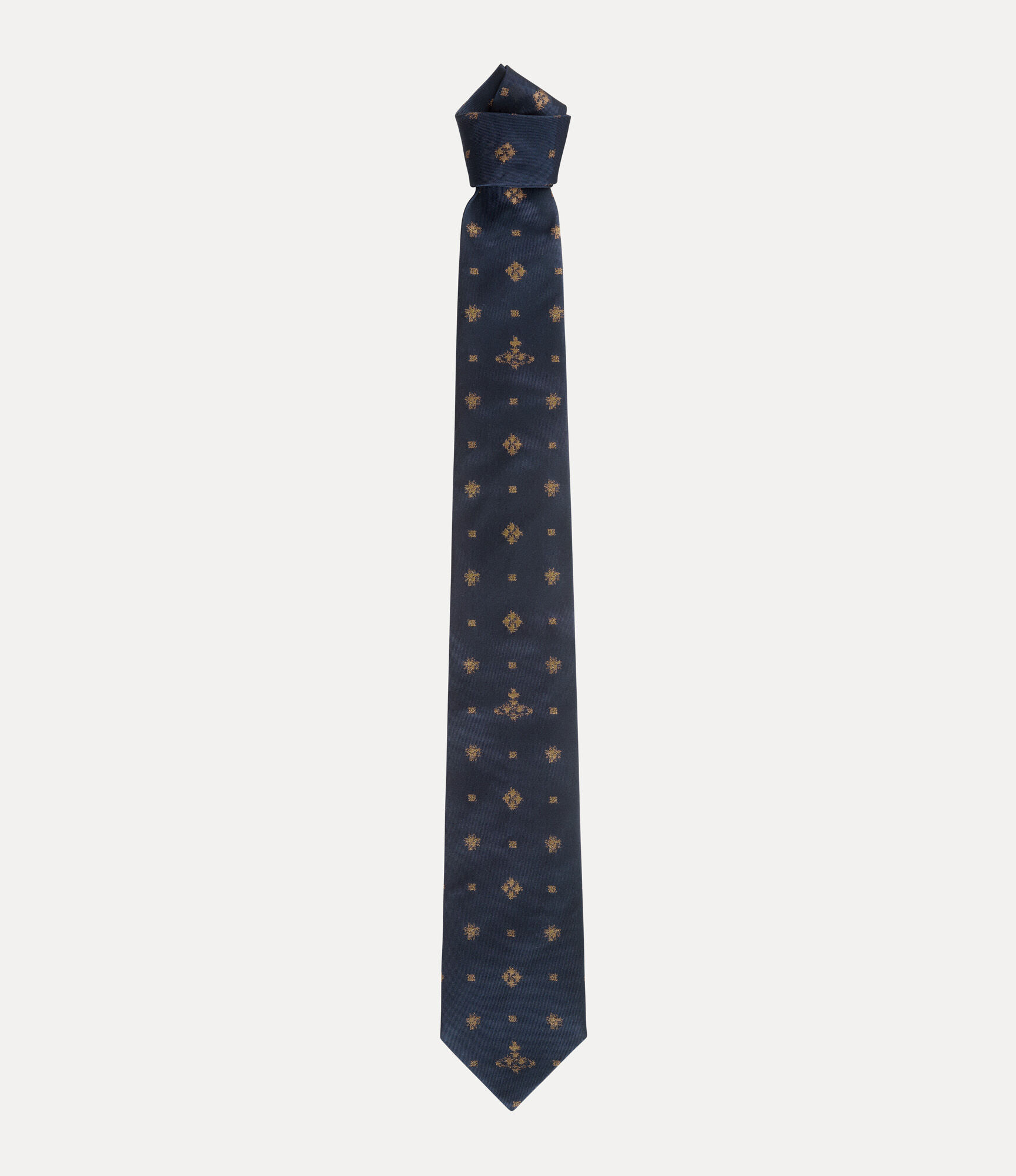 Tie 8.5cm in NAVY-BLUE | Vivienne Westwood®