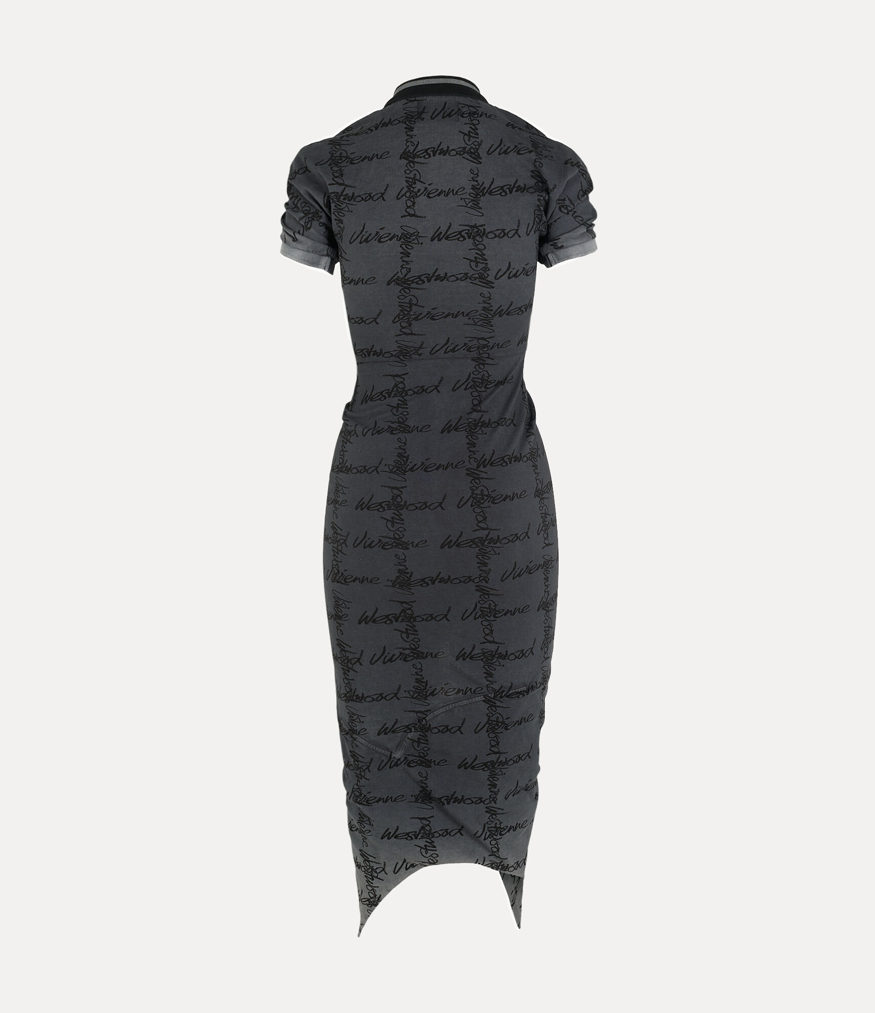 Pulling dress in GREY-OVERDYE-VW-GRID | Vivienne Westwood®