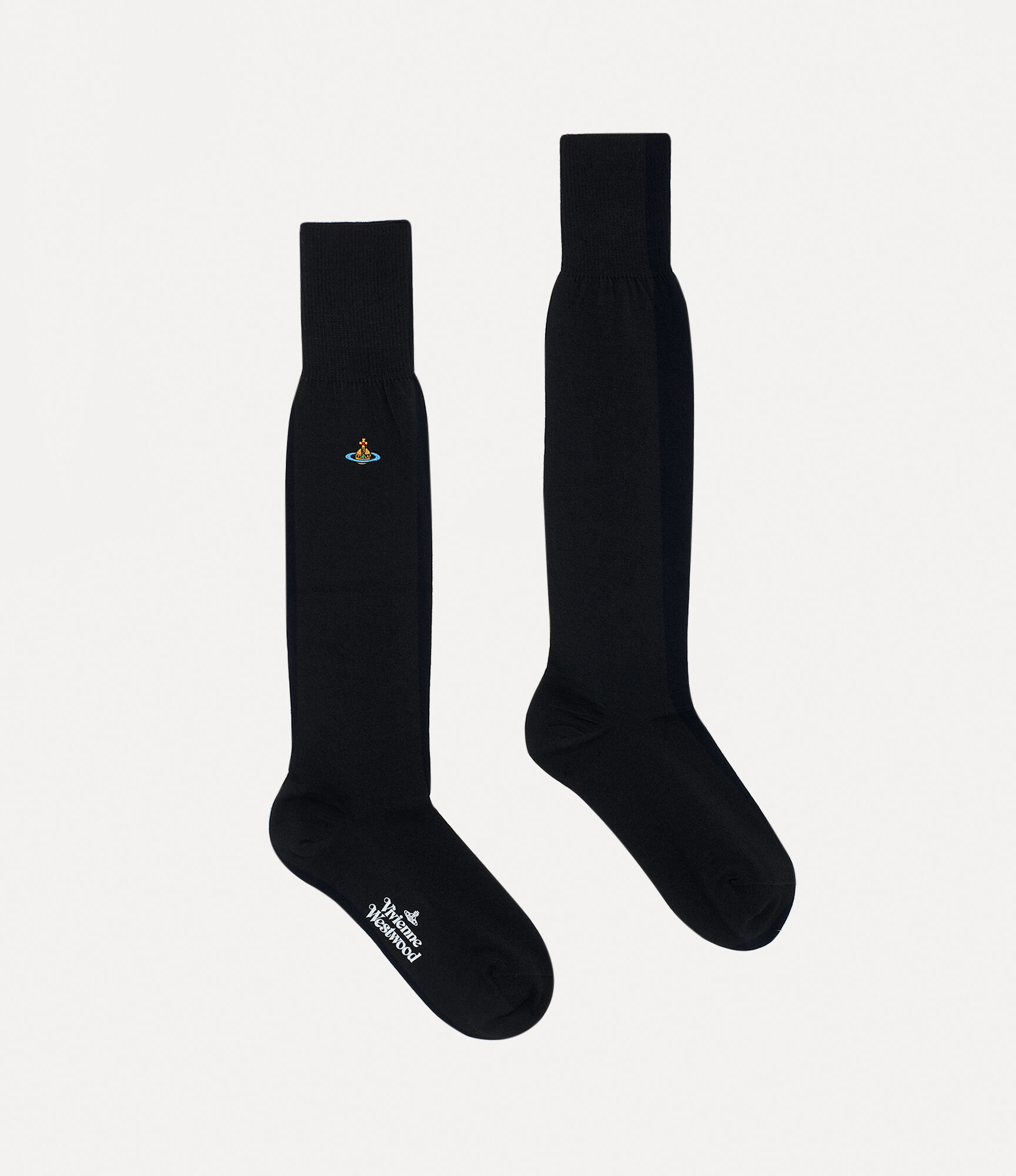 Uni Colour High Sock in black | Vivienne Westwood®