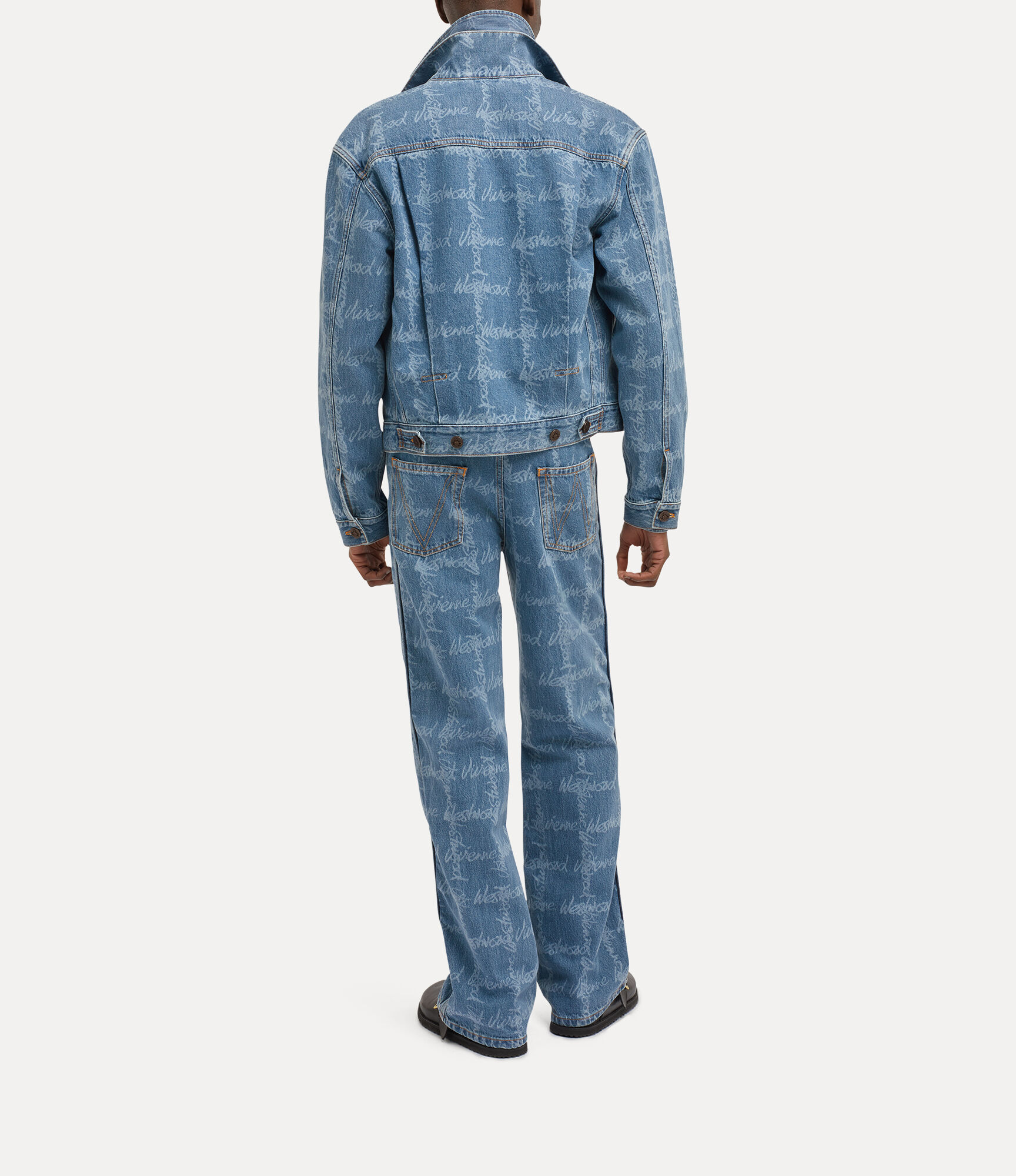 Marlene Jacket in VW-GRID-BLUE | Vivienne Westwood®