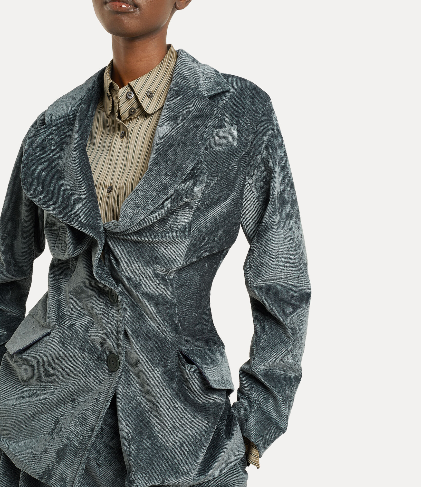 Inferno Jacket in STEEL-GREEN | Vivienne Westwood®